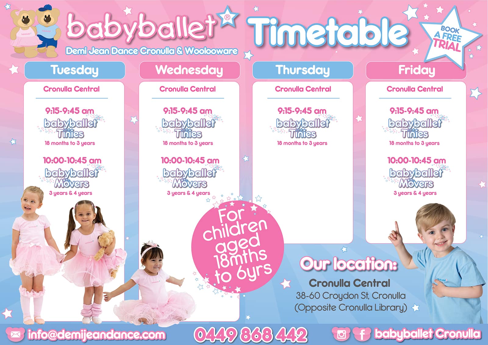 Demi Jean Dance Cronulla - babyballet Australia